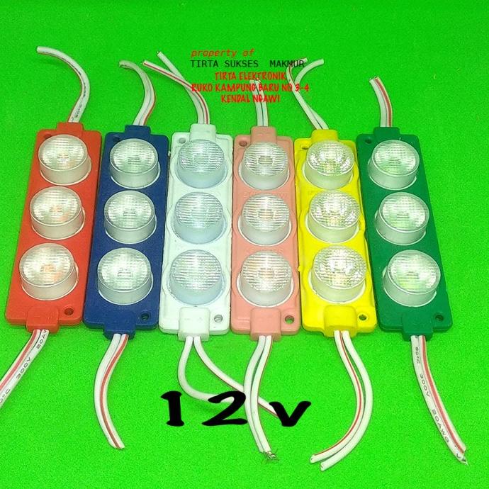 Jual Silahkan Order] LED MATA 3 12V TERANG BUAT VARIASI MOTOR MOBIL 12V ...