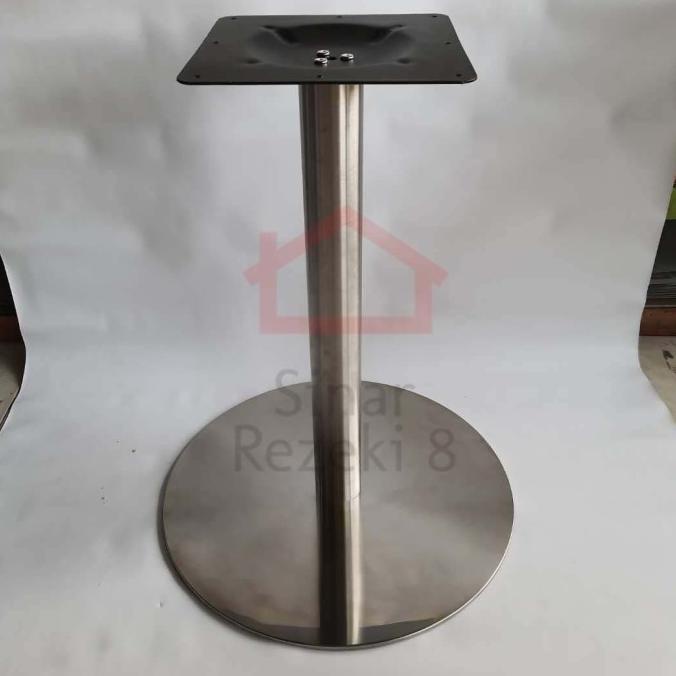 Jual Kaki Meja Bulat 58 Cm Stainless Cafe Restoran Foodcourt Makan ...