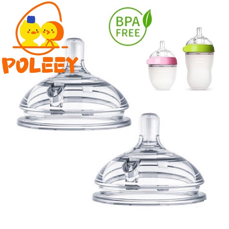 Jual SaleGg5G0 Dot Bayi Botol Susu Tempat Silikon Keselamatan Silicone Nipples Teat Puting Lebar ...