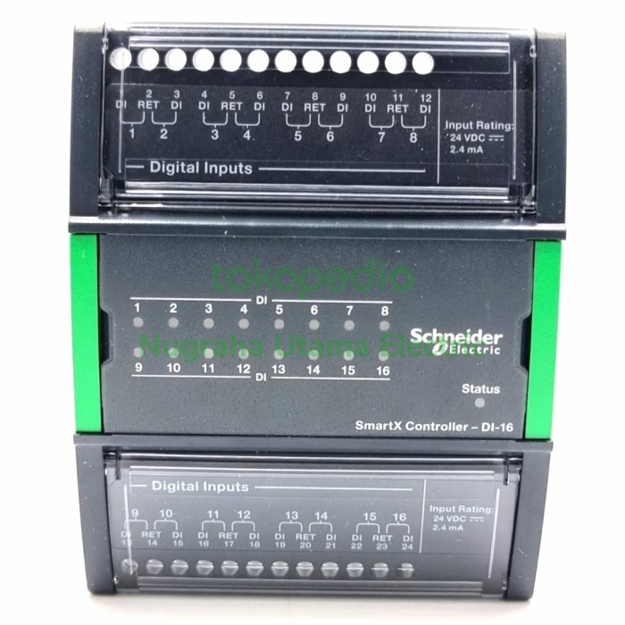 Jual schneider SXWDI16XX10001 smartX controller I/O module,16 digital ...