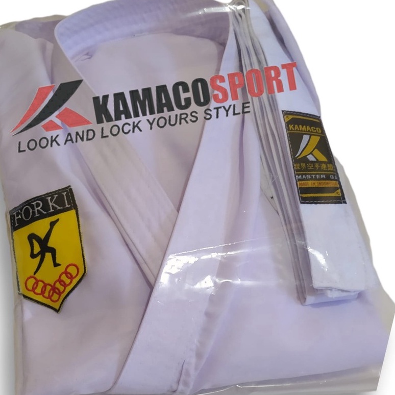 Jual LARIS MANIS Baju karate anak LOGO Forki dan Inkai Lemkari KKI ...