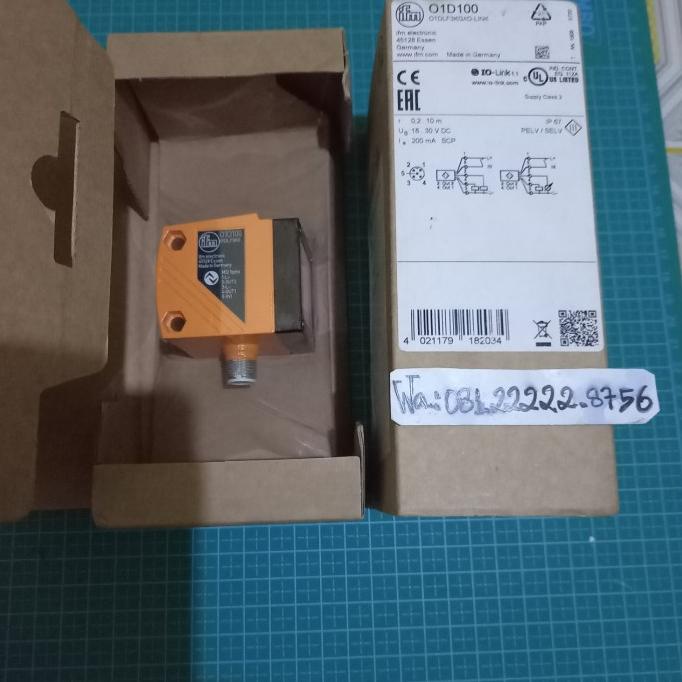 Jual IFM Efector O1D100 Laser Distance Sensor O1DLF3KG/IO-LINK Analog ...