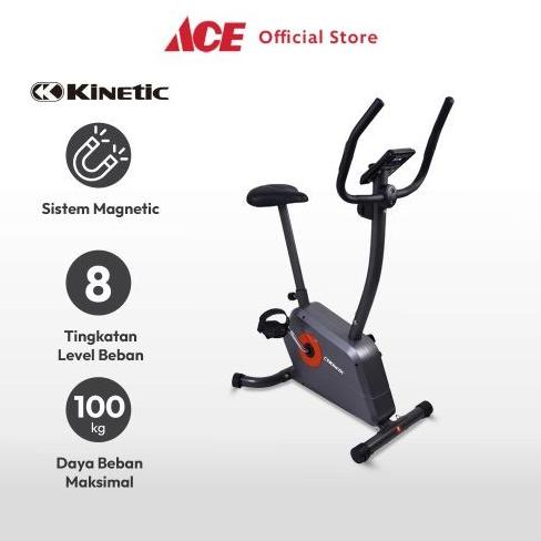 Jual ACE - Kinetic Sepeda Statis 515B - Orange/Abu-Abu | Shopee Indonesia