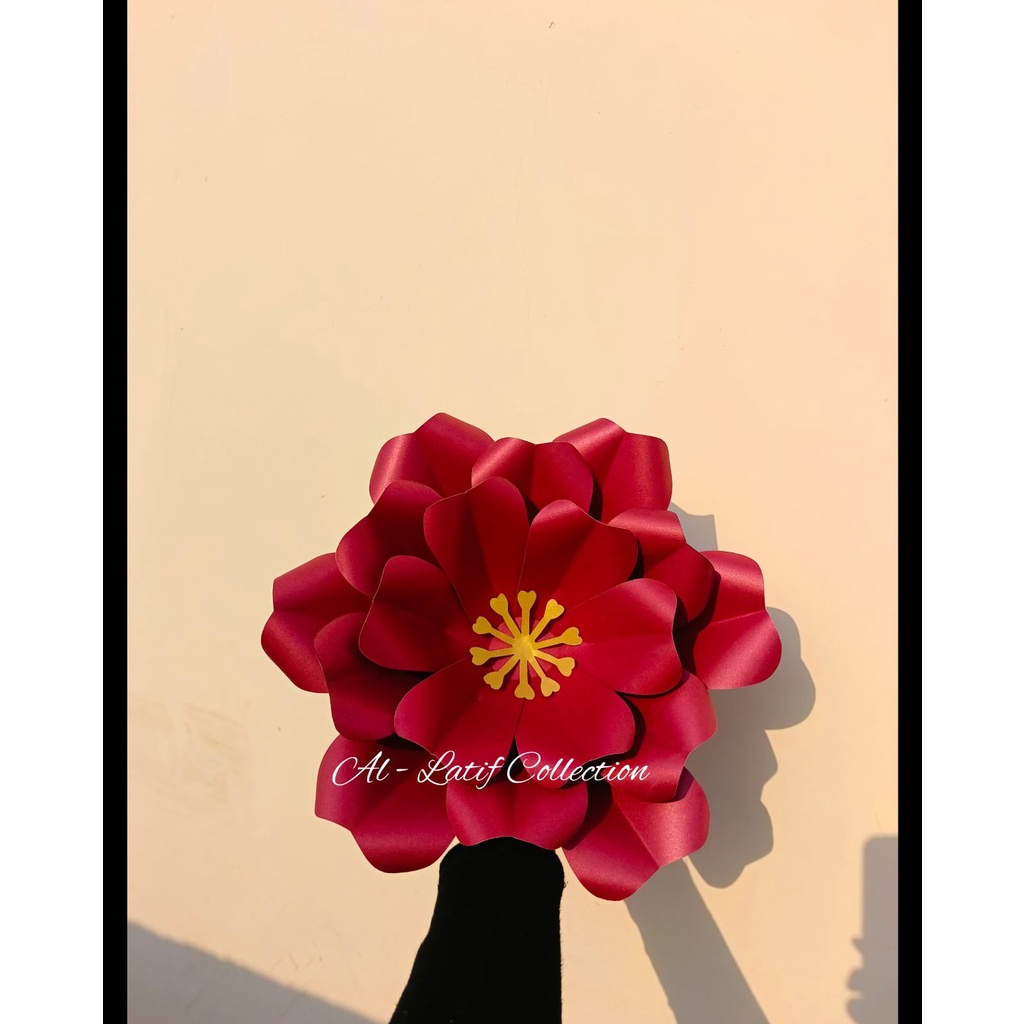 Jual Pola Paper Flower || Pola Bunga Kertas || Paper Craft || B-10 ...