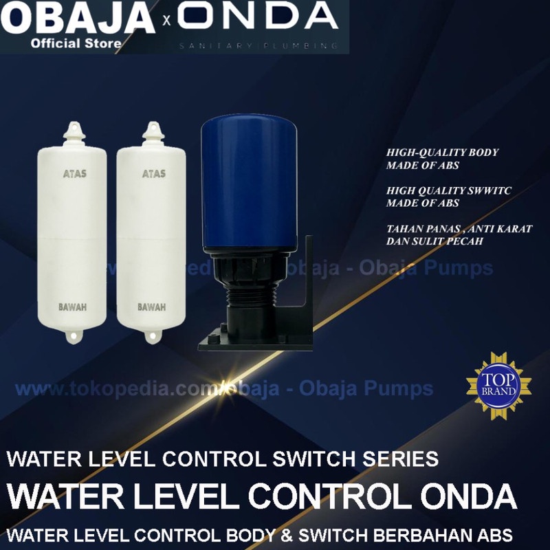 Jual Onda Water Level Control Switch Onda / Otomatis pompa toren/ Radar ...