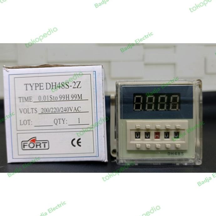 Jual Asli Dh48S-S Digital Timer Precision Delay Time Relay Twin Counter ...