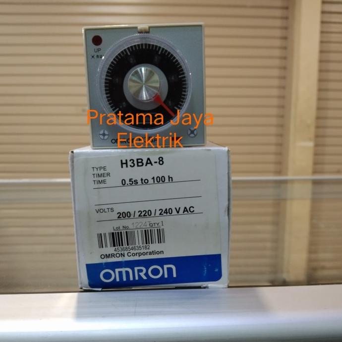 Jual Ready Timer Analog H3Ba-8 200/220/240Vac 8 Kaki Omron Harga ...