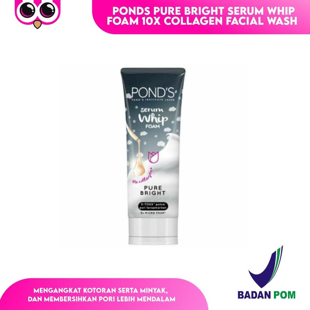 Jual Limited [ Pure Whip Fw ] Ponds Pure Bright Serum Whip Foam 10X ...