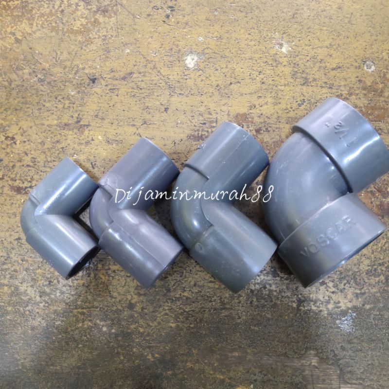 Jual Elbow Knee L Pipa 1/2 inch 3/4 inch 1 inch 1 1/2 inch | Shopee ...