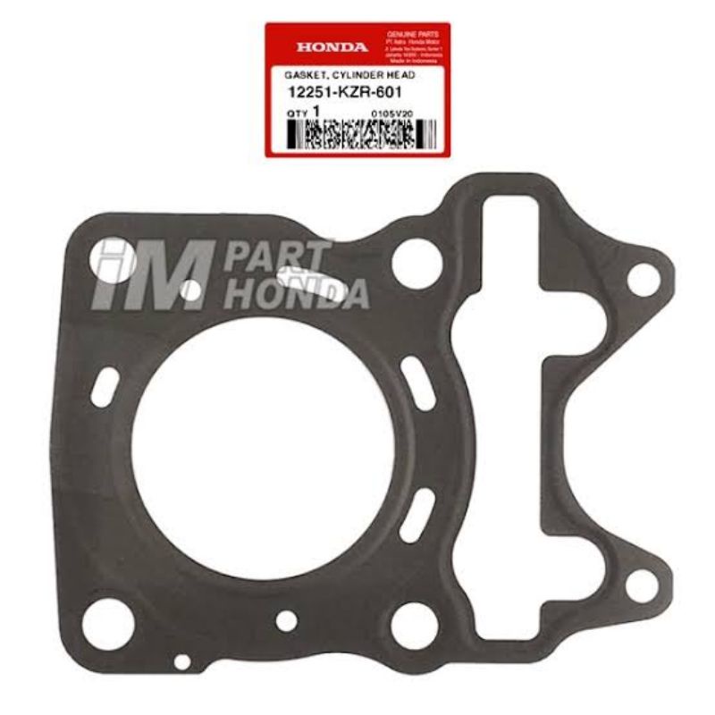 Jual 12251-KZR-601 Pak kop Vario 125 Gasket Cylinder Head Vario 125 FI ...