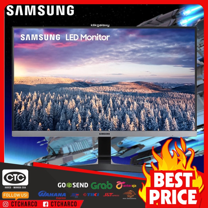 Jual Monitor LED Samsung 24" S24R350 IPS 24R350 75Hz Frameless FHD HDMI ...