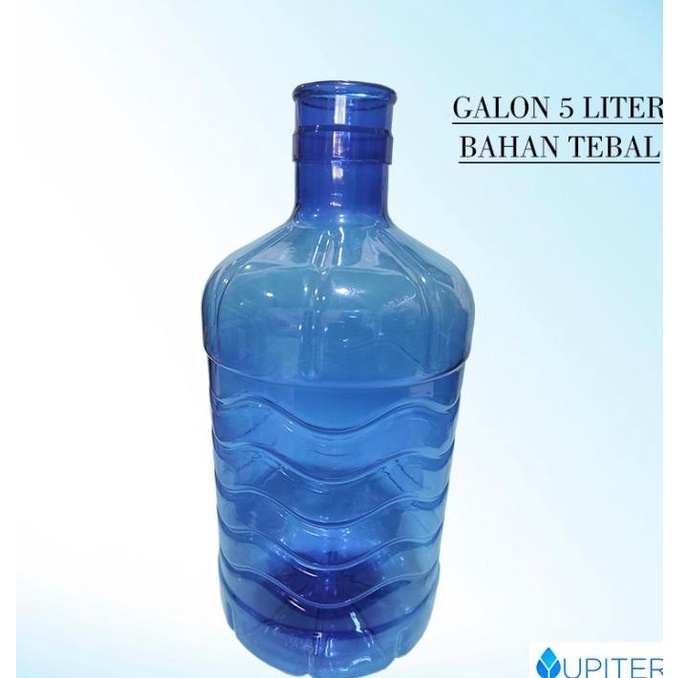 Jual :>:>:>:>] GALON 5L - BOTOL MINUM - GALON KECIL - BIRU MB | Shopee ...