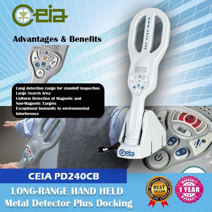 Jual TERBARU !!! CEIA Long Range Hand Held Metal Detector PD240CB Plus ...