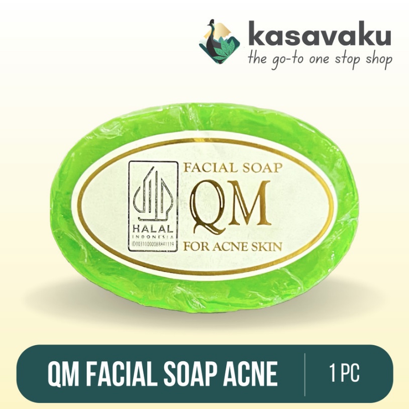 Jual sabun muka facial soap anti jerawat merek Qm | Shopee Indonesia