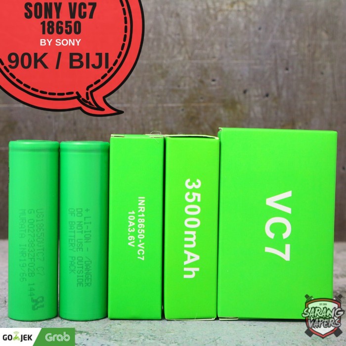 Jual BATTERY SONY VC7 18650 AUTHENTIC BY SONY | Shopee Indonesia