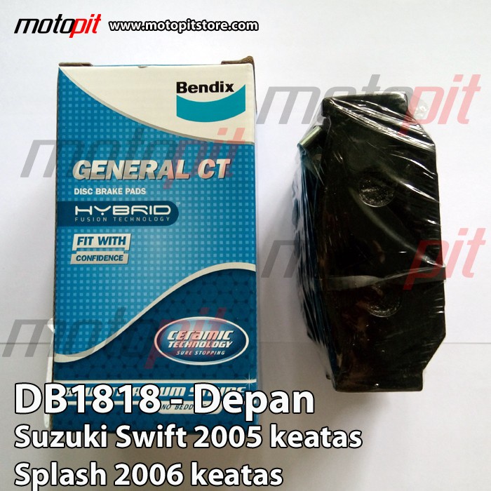 Jual Bendix Kampas Rem Depan Suzuki Swift Splash Db1818 Kode My 049 | Shopee Indonesia