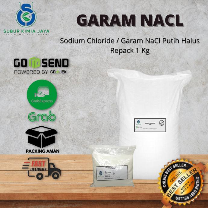 Jual }}}}}}] Garam NaCl Putih Halus / Sodium Chloride / Natrium Chloride 1 KG | Shopee Indonesia