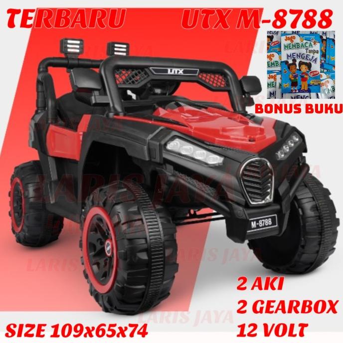 Jual Mobilan aki jeep pmb m8788 mobil aki utx m-8788 mobil mainan anak ...