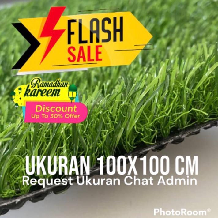 Jual (DWG/☑] RUMPUT SINTETIS TIPE JEPANG UKURAN 100 X 100 CM TEBAL 3 CM ...