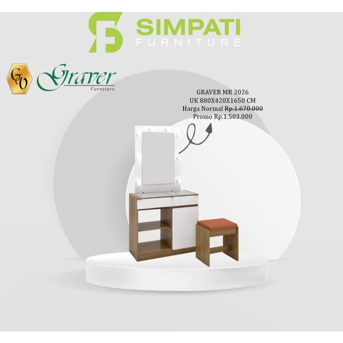 Jual MEJA RIAS ARTIS ZEN 2026 SHOPAINIII | Shopee Indonesia