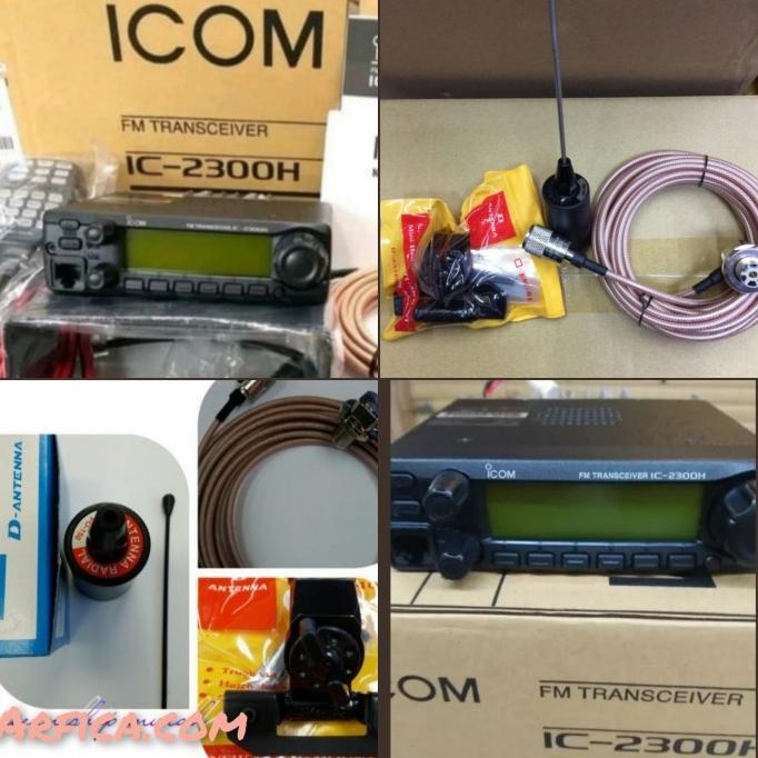 Jual PAKET RADIO RIG ICOM IC-2300H PLUS ANTENA LARSEN PO.150 BREKET BAGASI | Shopee Indonesia
