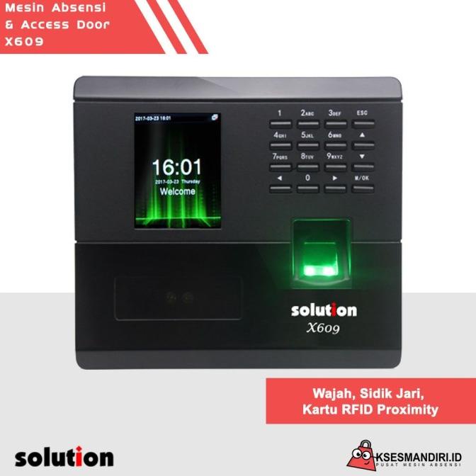 Jual Mesin Absensi Dan Access Door Solution X609 Original | Shopee ...