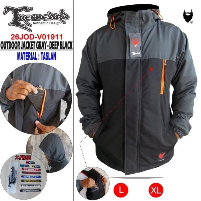 Jual Jaket Outdoor Pria Anti Air Jaket Gunung Parasut Tebal Waterproof ...