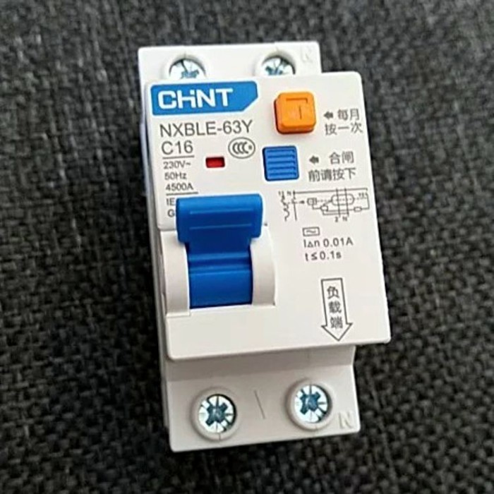 Jual water heater waterheater mcb rcd rcbo elcb rccb chint 16a 10ma 0 ...