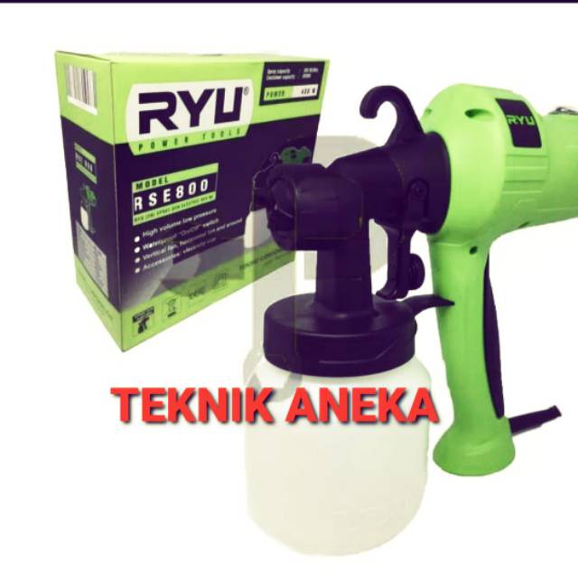 Jual Spray Gun Electric Ryu Rse 800 Semprotan Cat Listrik Elektrik ...