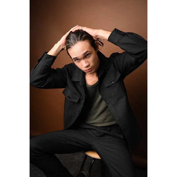 Jual Jaket Prepp Studio Fostra Jacket Black | Shopee Indonesia