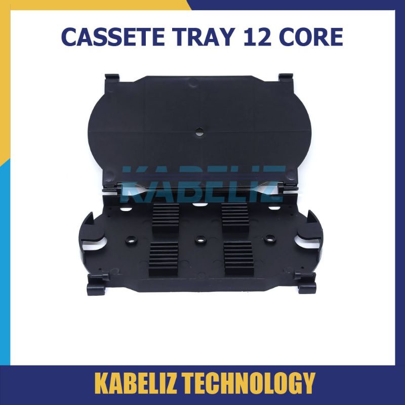 Jual Cassete Splice Tray OTB 12 Core Fiber Optic Joint Closure Kaset FO ...