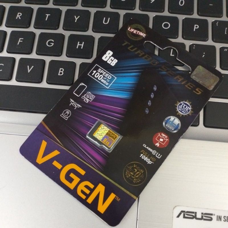 Jual MEMORY CARD V-GEN CLASS 10 TURBO (8 GB) ORIGINAL 100% | Shopee ...