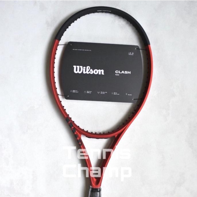 Jual Raket Tenis Wilson Clash V2 100/ Tennis Racket Clash Original ...
