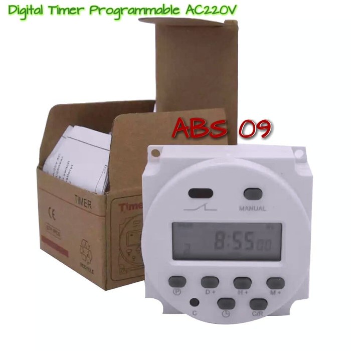 Jual Timer Saklar Otomatis Alat On Off Lampu Listrik Ac220V Ac 220V ...