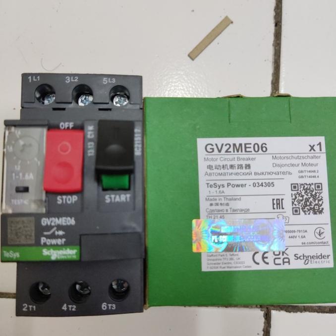 Jual motor breaker Schneider gv2me06 | Shopee Indonesia
