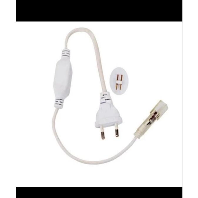 Jual socket adaptor LED selang/LED strip 220v colokan LED selang SMD ...