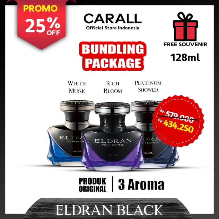 Jual Parfum Mobil Terbaik CARALL Eldran Black Bundling Made in Japan | Shopee Indonesia
