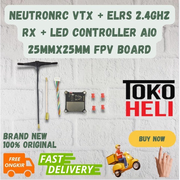 Jual Neutronrc Vtx + Elrs 2.4Ghz Rx + Led Controller Aio 25X25Mm Fpv ...