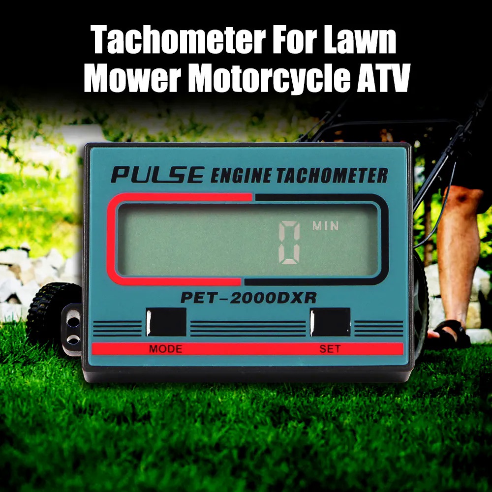 Jual Tachometer Gauge for Motorcycle ATV Lawn Mower 2/4 Stroke Engine ...