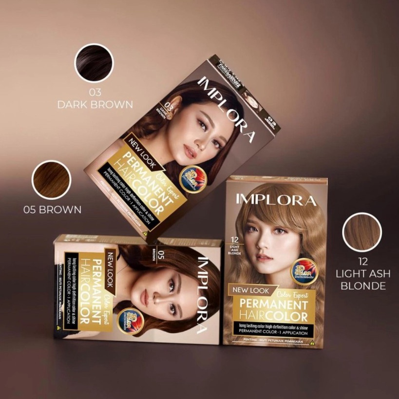 Jual Ready Implora New Permanent Hair Color Colour / Cat Rambut ...