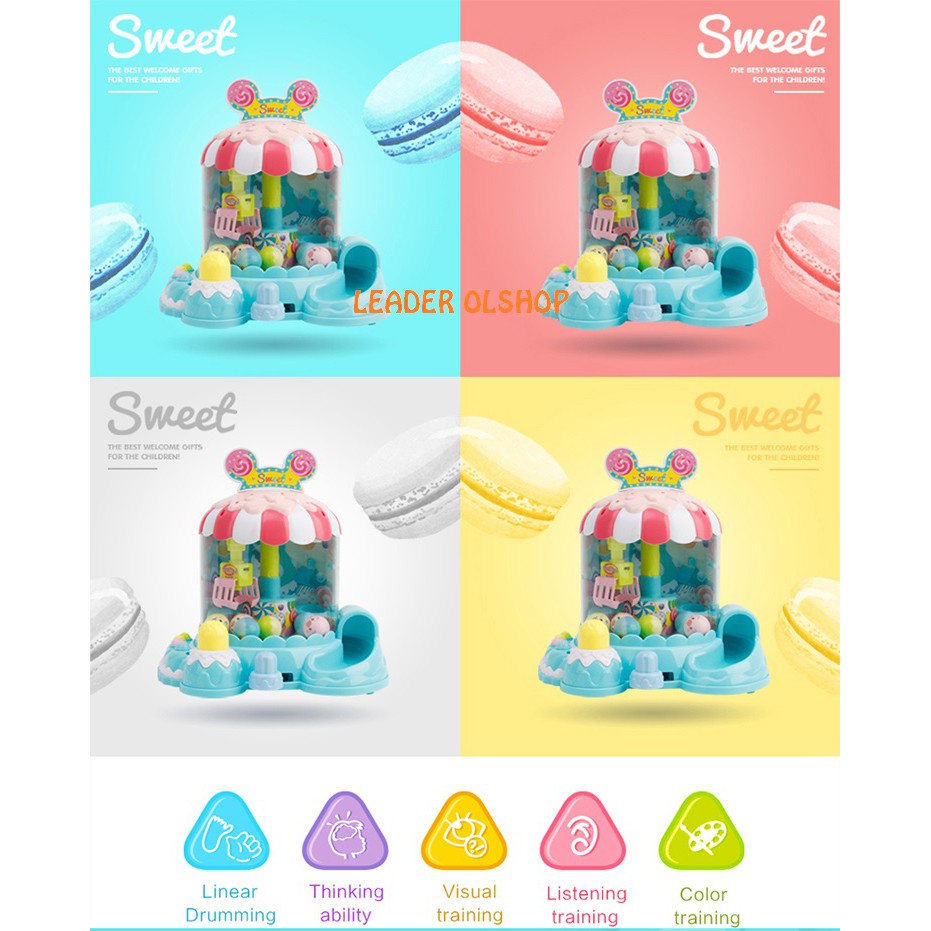 Jual Gratis Kertas Kado Mesin Capit Ufo Bola Isi Boneka Permen Sweet ...