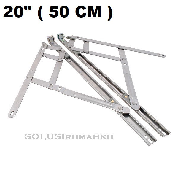 Jual Per Pasang Engsel Jungkit Jendela 20"/ Friction Stay Jendela ...