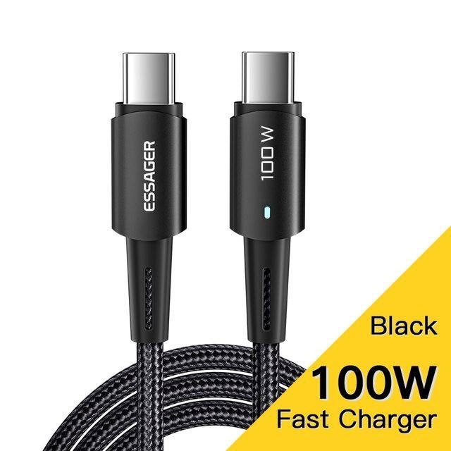 Jual Essager PD 100W Type C to C Cable Fast Charge | Shopee Indonesia