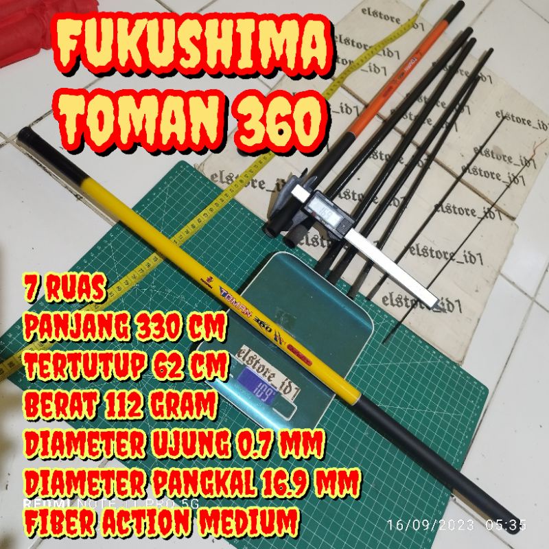 Jual Joran TEGEK Pancing 360 bisa buat tiang bendera mini flag majelis ...