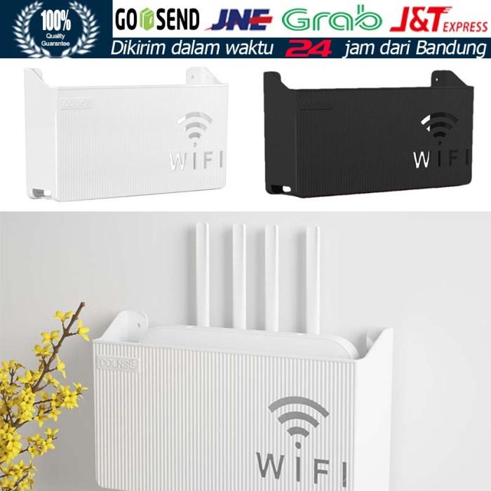 Jual Kotak Tempat wifi Router Rak wifi / Rak Dinding Gantung Modem Wifi ...