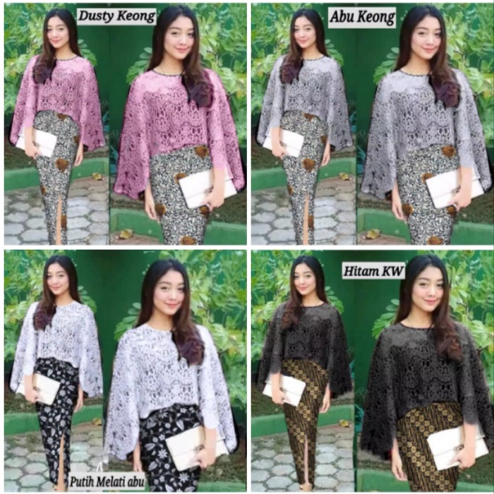 Jual set wisuda/outer brokat/kebaya kekinian/set brokat/kondangn/baju ...