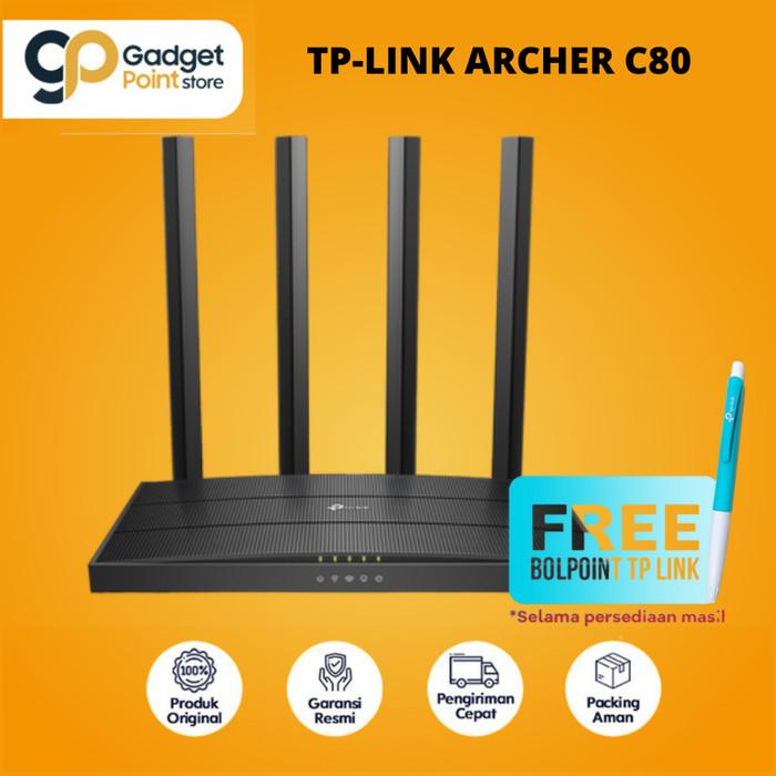 Jual TP Link Archer C80 AC1900 Wireless MU-MIMO Wi-Fi Router 5G ...