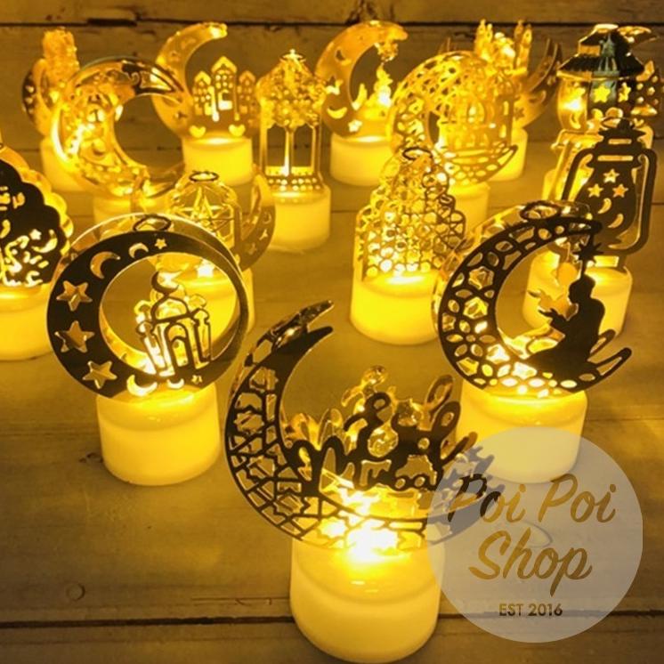 Jual Lampu Lilin Led Souvenir Lebaran Hiasan Dekorasi Idul Fitri ...