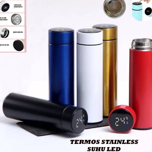Jual LANGSUNG BELI GAN Termos Stainless Air Minum Suhu LED Thermos ...