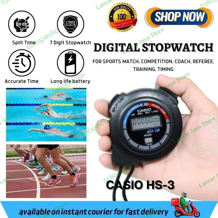 Jual TERUJI STOPWATCH CASIO HS-3 | Shopee Indonesia